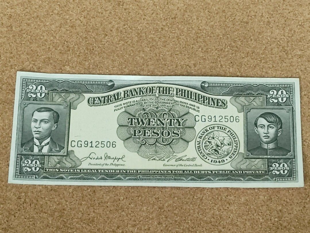 20 Pesos - English Series, Hobbies & Toys, Memorabilia & Collectibles ...