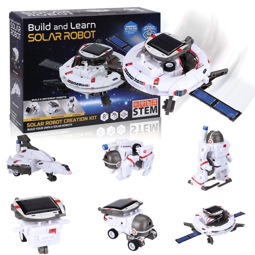 [2903] 6-in-1 Space Solar Robot Kit Educatoinal Learning Science ...
