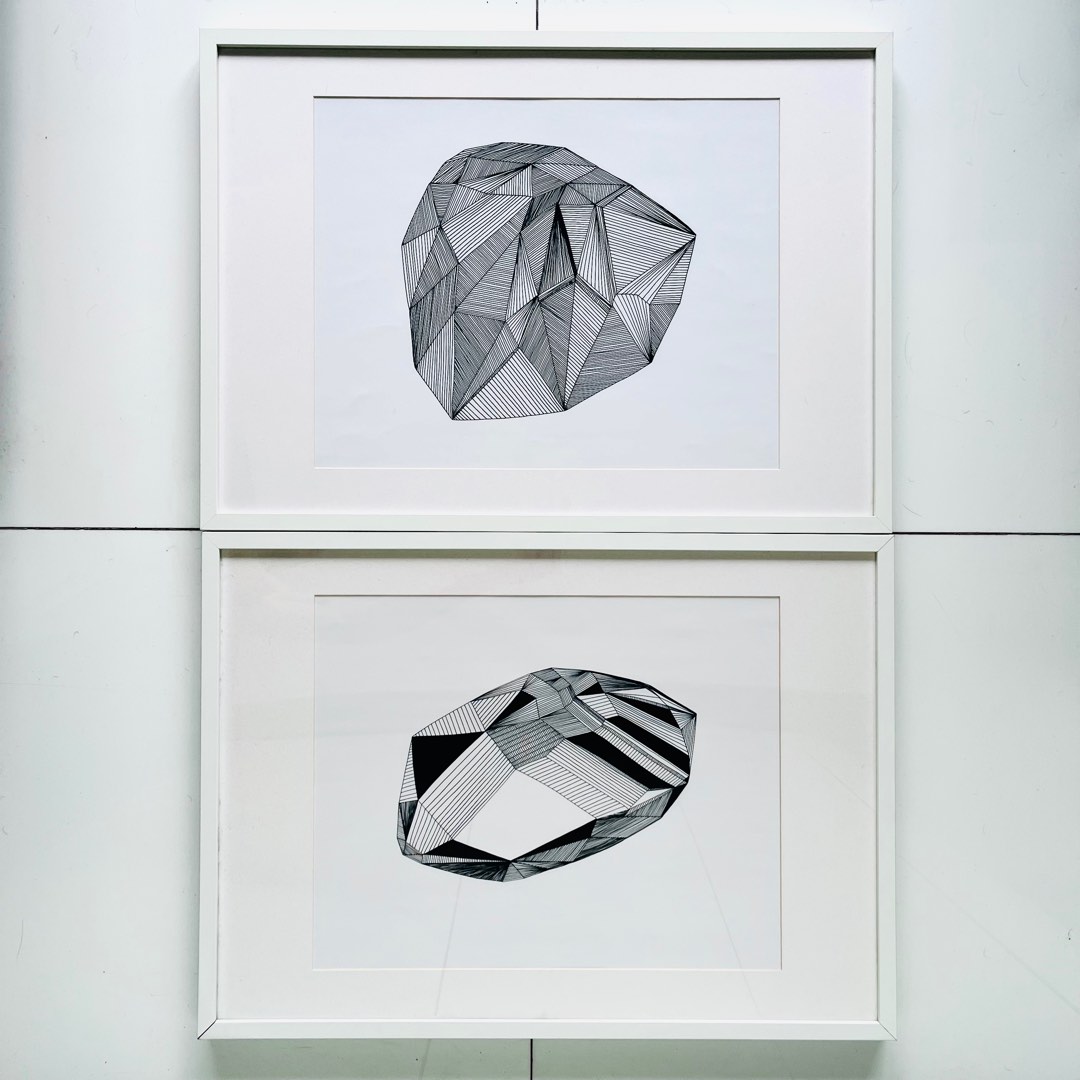 2x Frame 50x70cm with picture, Furniture & Home Living, Home Decor ...