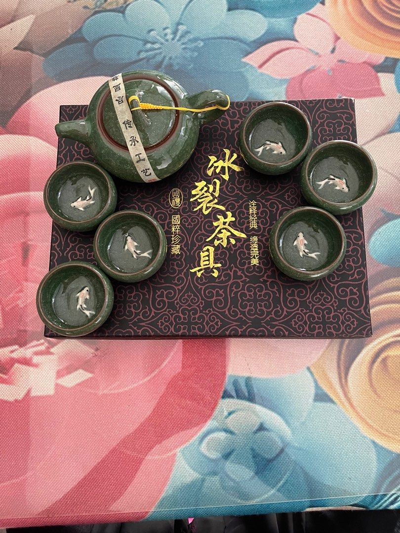 3D Koi Fish Tea set, Furniture & Home Living, Kitchenware & Tableware ...