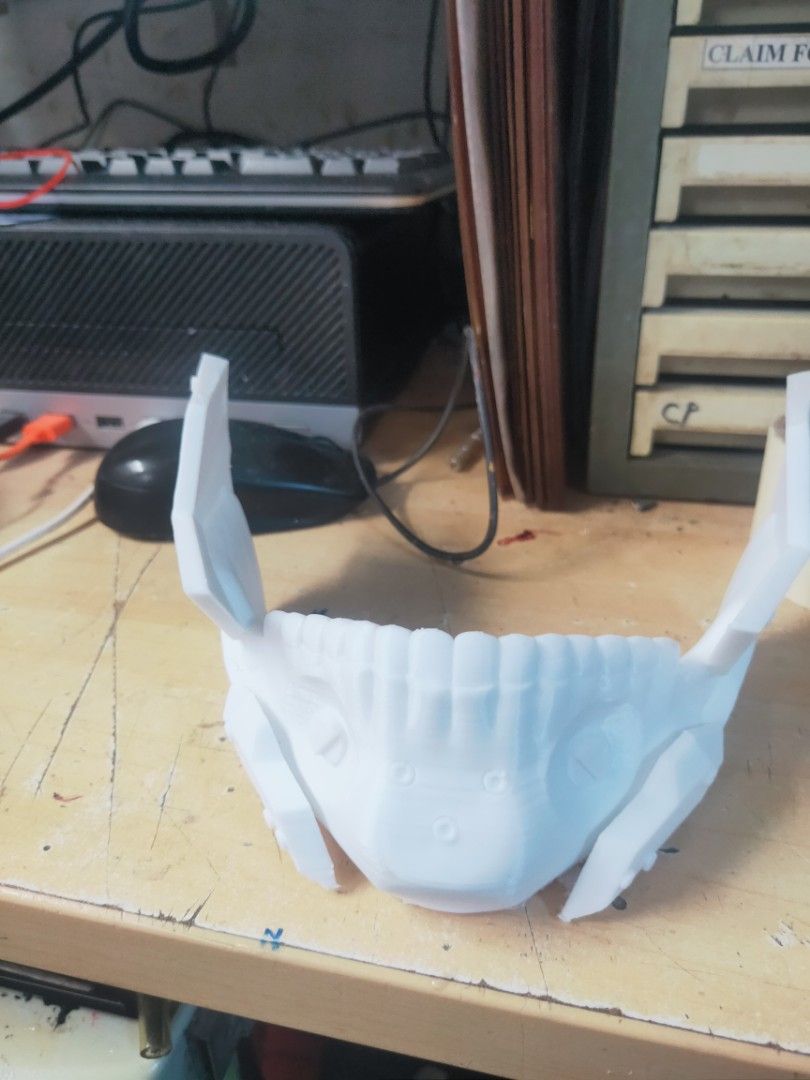 3d printed "metal gear rising" raiden cyber jaw, Hobbies & Toys ...