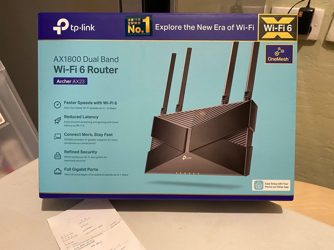 全新5G Wi-Fi6 TP-link Router, 電腦＆科技, 電腦周邊及配件, Wifi及上網相關產品 - Carousell