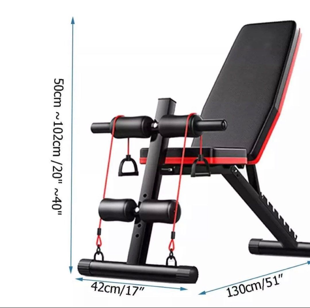 7 Positions Workout Bench, Sports Equipment, Exercise & Fitness ...