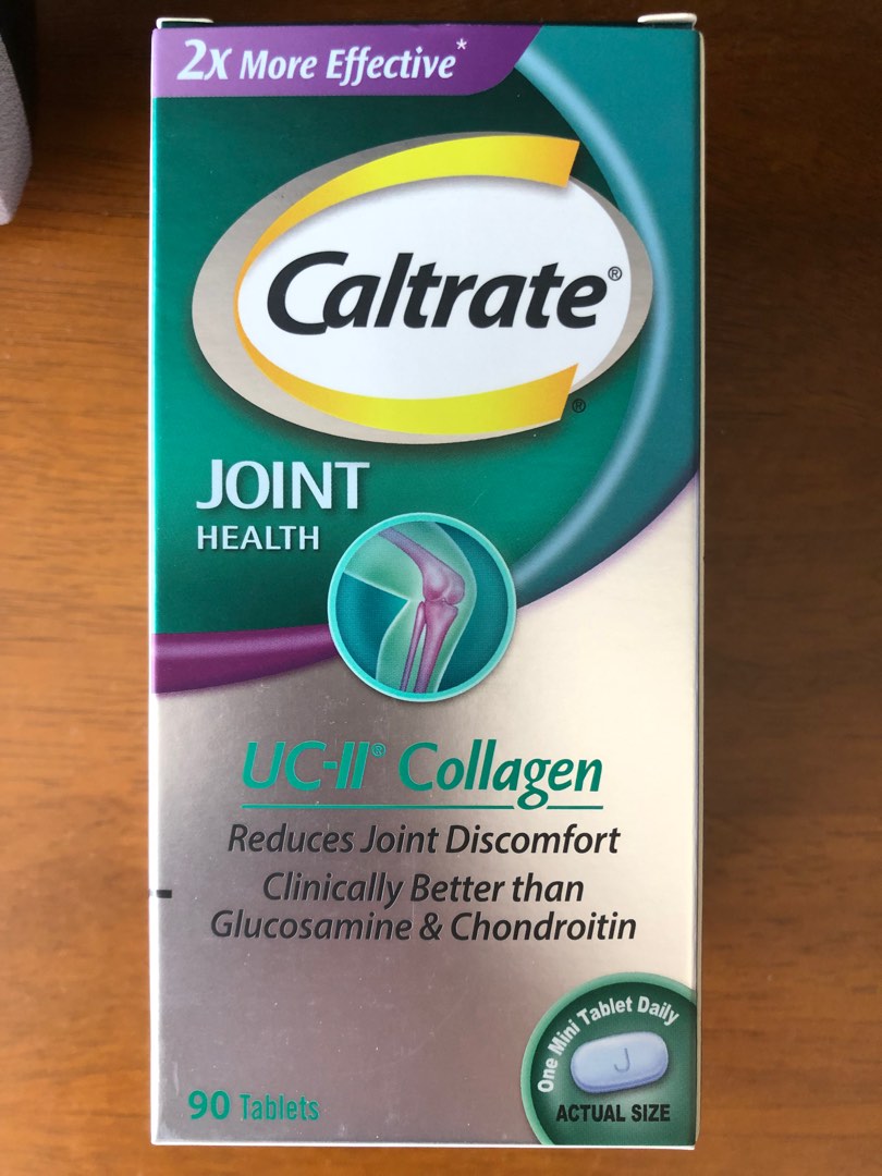 90 tabs CALTRATE Joint Health UC-II Collagen Supplement, Health ...