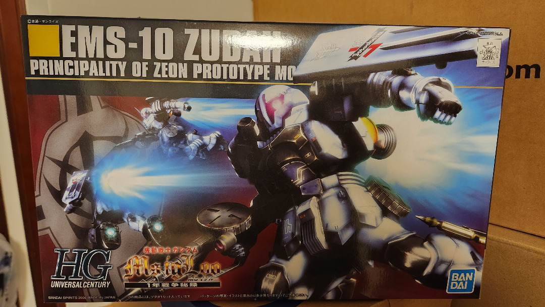 [全新] BANDAI 機動戰士 高達 模型 GUNDAM HG 1/144 Hguc GTO EMS-10 ZUDAH 一年戰爭秘錄 捷達 HGUC EMS-10 ZUDAH 茲達 1/ ...