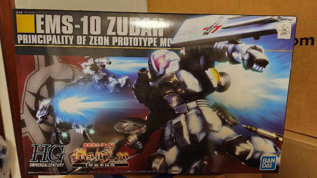 [全新] BANDAI 機動戰士 高達 模型 GUNDAM HG 1/144 Hguc GTO EMS-10 ZUDAH 一年戰爭秘錄 捷達 HGUC EMS-10 ZUDAH 茲達 1/ ...