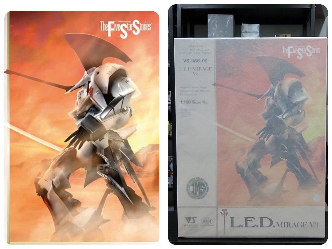 [全新現貨] FSS IMS 1比100 scale L.E.D.MIRAGE V3 SINGLE Ver. 五星物語 (模型) VOLK'S ...