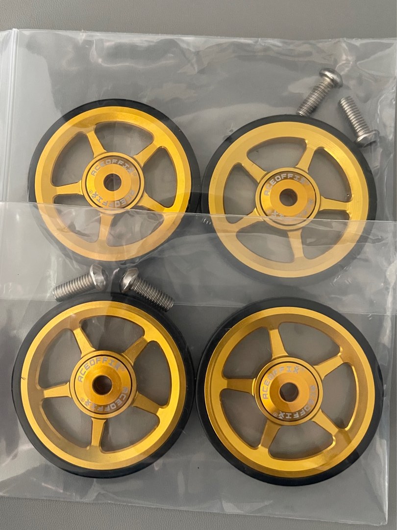 Aceoffix Easy Wheels (gold), Sports Equipment, Bicycles & Parts, Parts ...