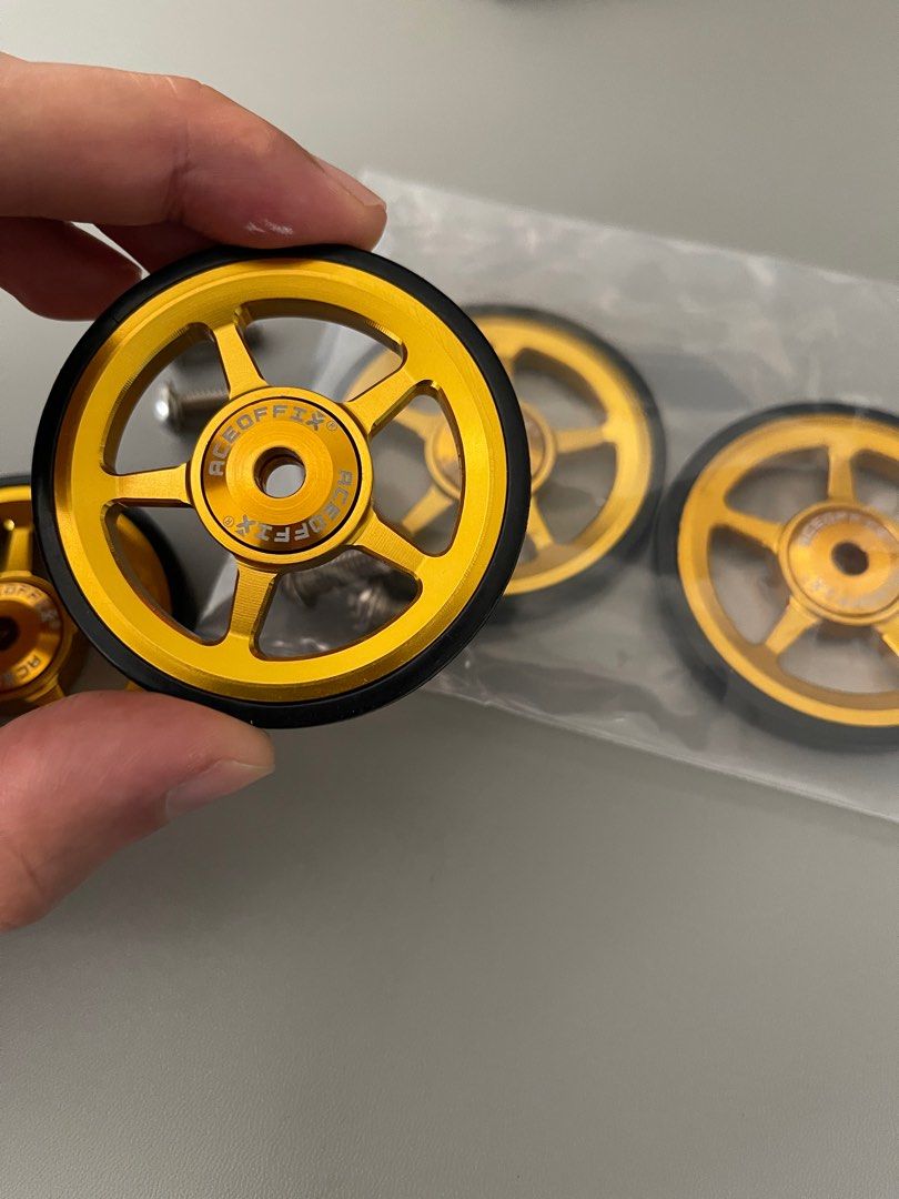 Aceoffix Easy Wheels (gold), Sports Equipment, Bicycles & Parts, Parts ...