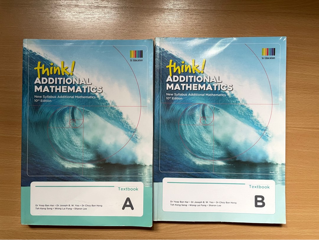 Additional Mathematics (Amath) Textbook A/ B, Hobbies & Toys, Books ...