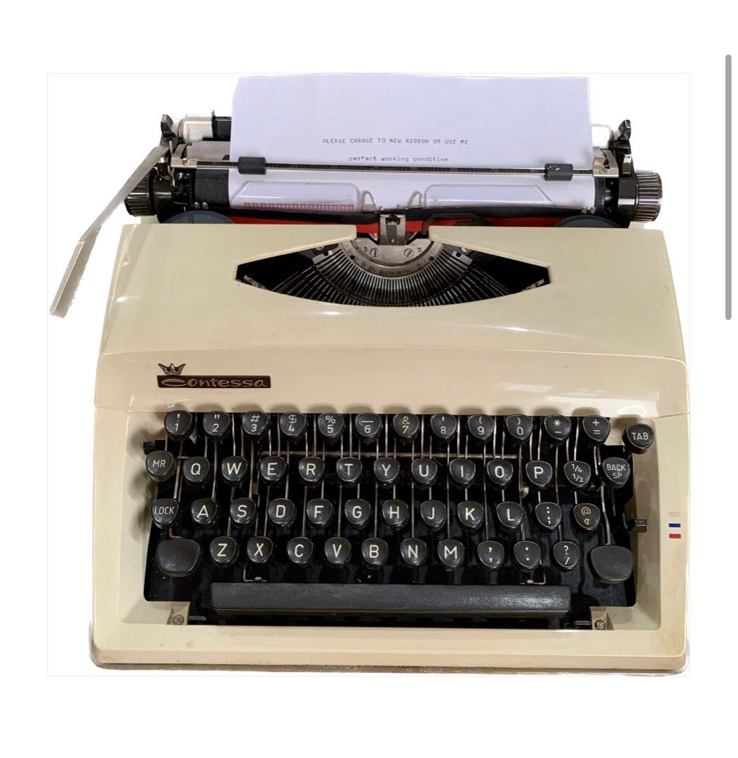 Adler Contessa German Typewriter produced in the 70s well kept in good ...