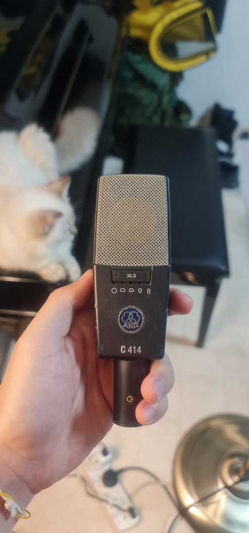 AKG C414 XLS Reference Multipattern Condenser Microphone, Audio ...