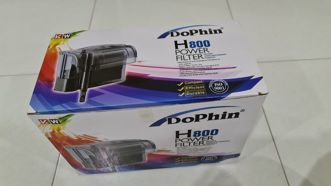Aquarium Dolphin H800 Power Filter, Pet Supplies, Homes & Other Pet ...