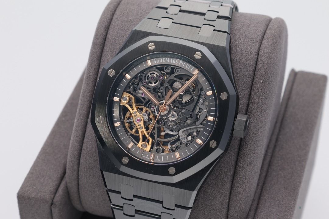Audemars Piguet Royal Oak Openworked Double Balance 15416CE, 名牌, 手錶 ...