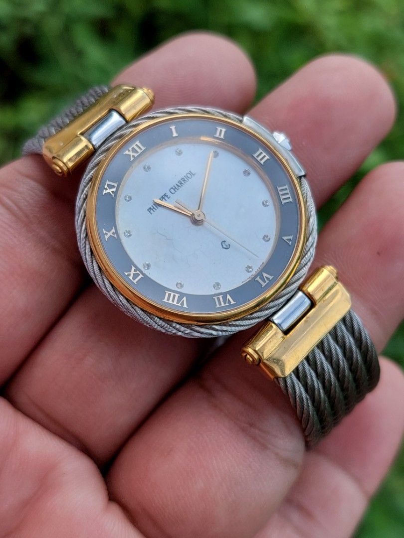 Authentic CHARRIOL diamond watch, Luxury, Watches on Carousell
