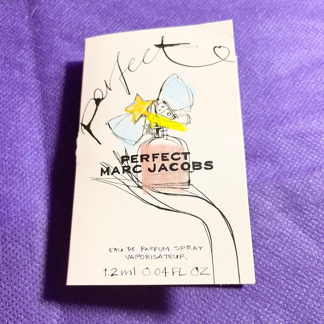 AUTHENTIC Marc jacobs perfect eau de parfum perfume vial spray, Beauty ...