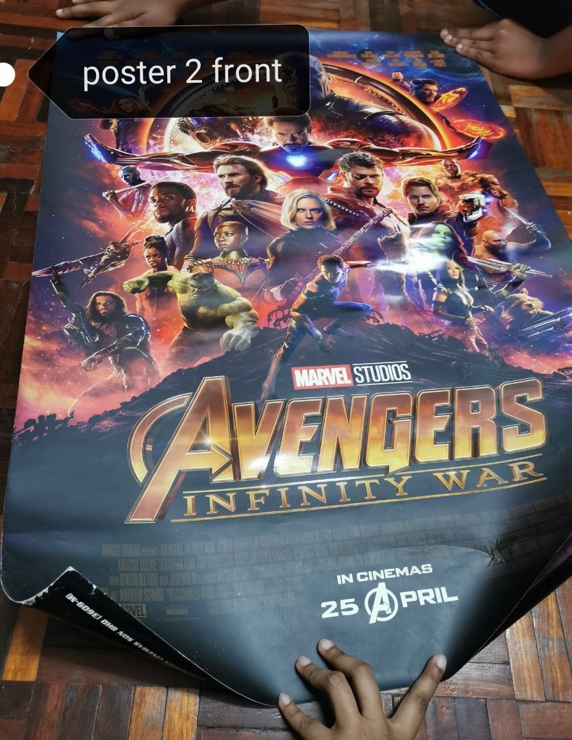 Avengers infinity War Original GSC Poster, Hobbies & Toys, Collectibles ...
