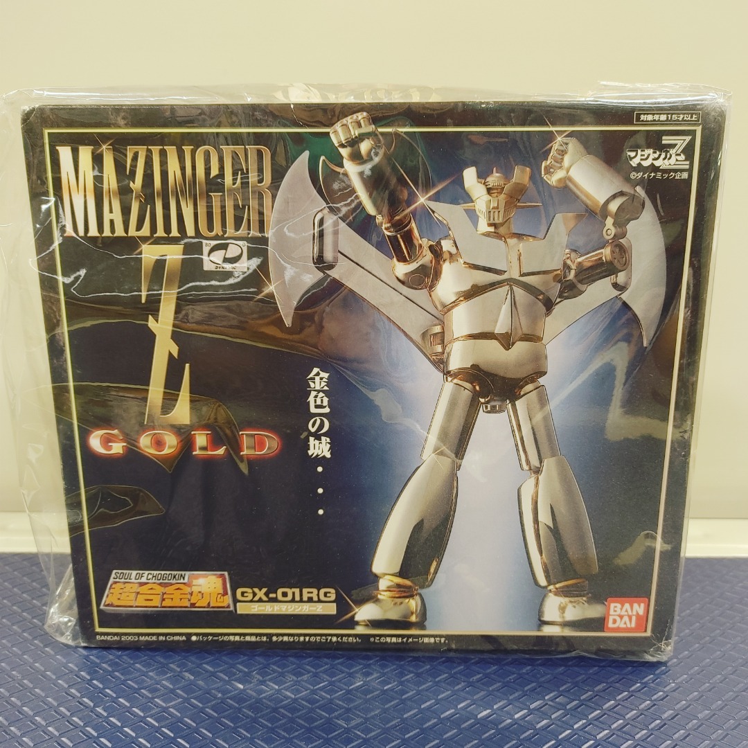 Bandai GX-01RG 金色 鐵甲萬能俠 金色之城 超合金魂 Mazinger Z Gold Soul of Chogokin (Box 16), 興趣及遊戲, 玩具 & 遊戲類 ...