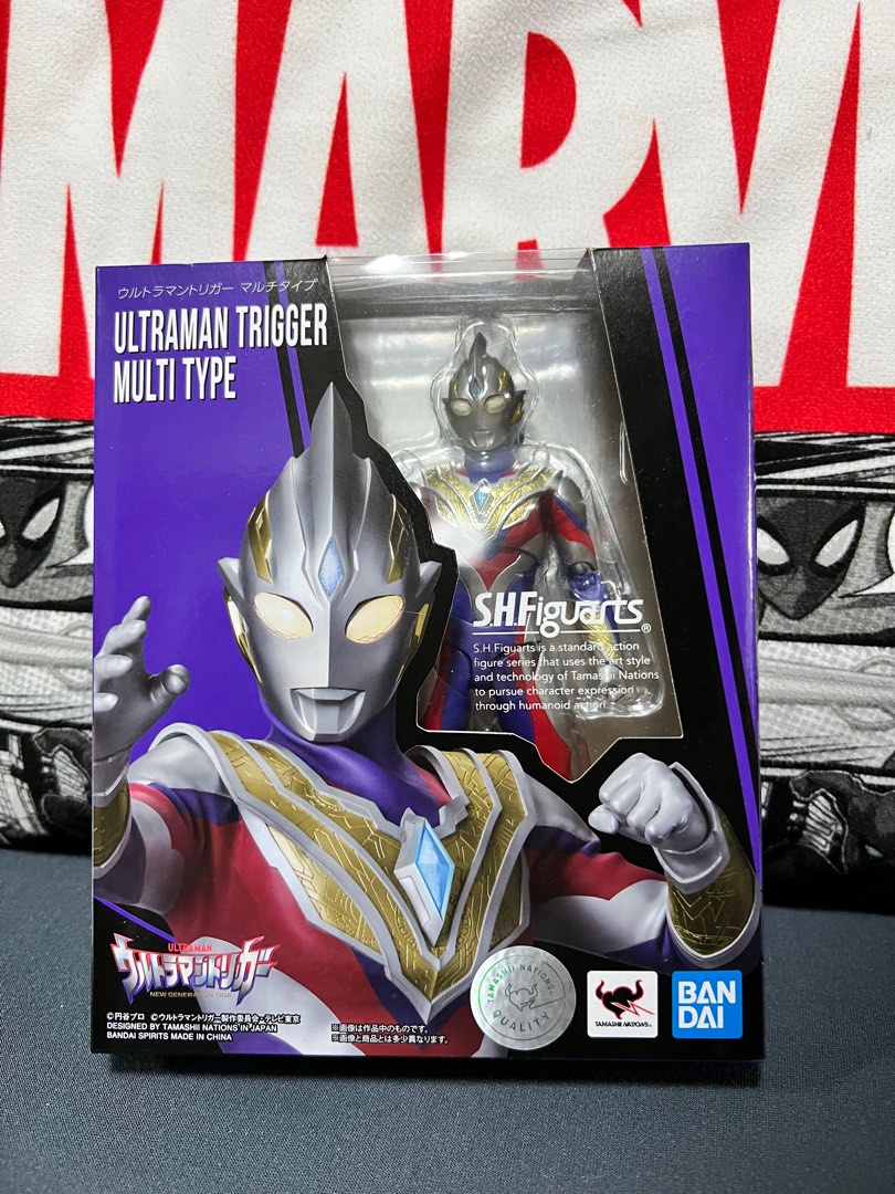 Bandai SHF Figuarts Ultraman Trigger Multi Type, Hobbies & Toys, Toys ...