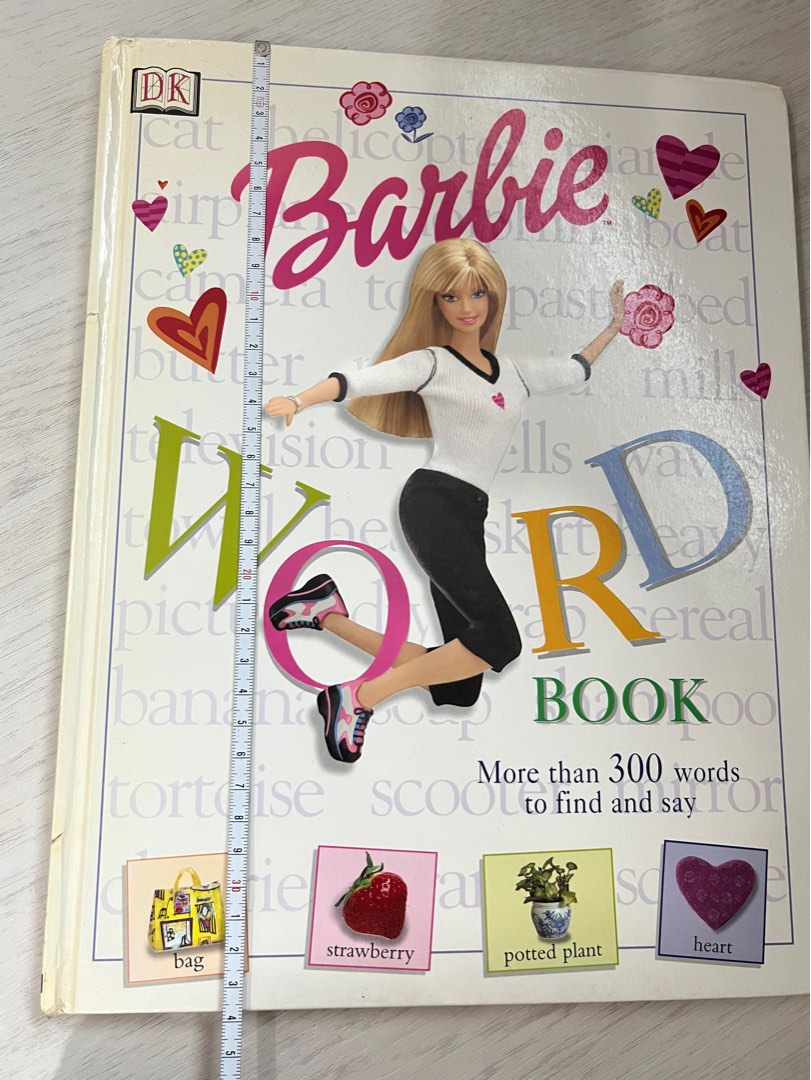 Barbie word book 300 words, Babies & Kids, Infant Playtime on Carousell