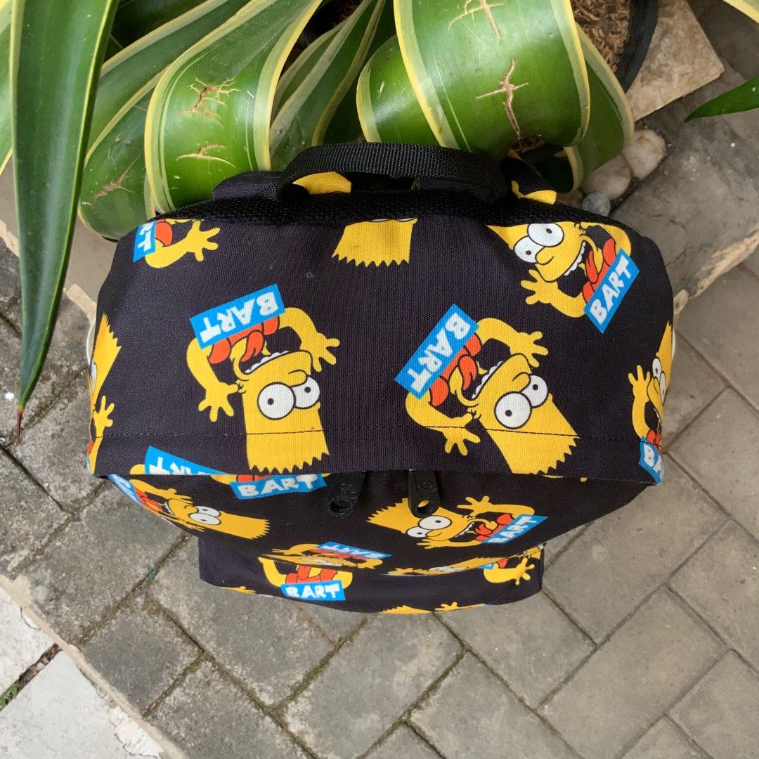 BART SIMPSONS ORIGINAL THE SIMPSONS BACKPACK, Fesyen Pria, Tas & Dompet ...