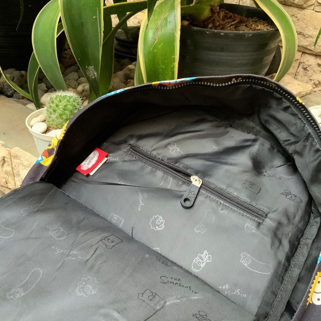 BART SIMPSONS ORIGINAL THE SIMPSONS BACKPACK, Fesyen Pria, Tas & Dompet ...