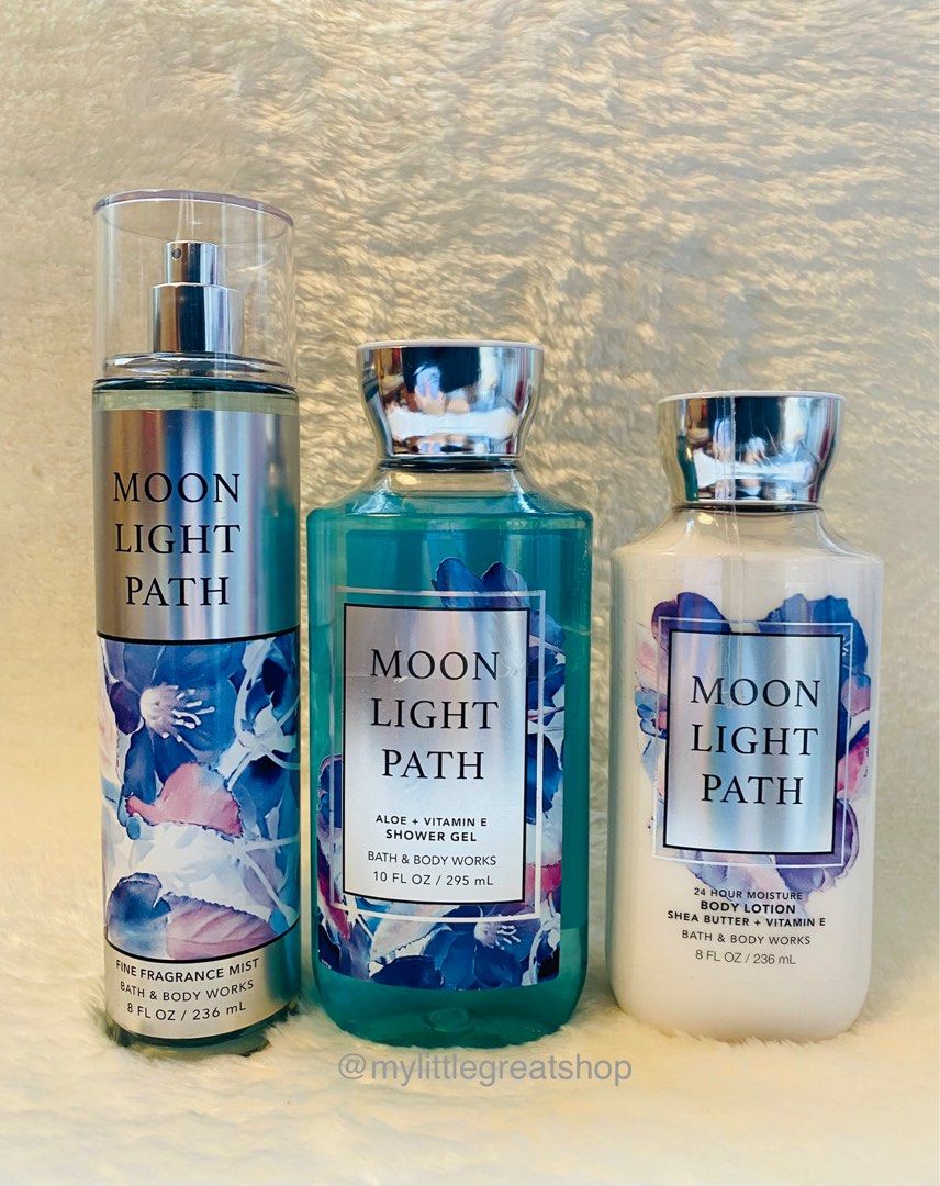 現貨｜BBW｜Moonlight Path 茉莉 藍紫羅蘭 薰衣草 系列｜沐浴露｜潤膚露｜Shower Gel | Body Lotion | bath and body works body ...