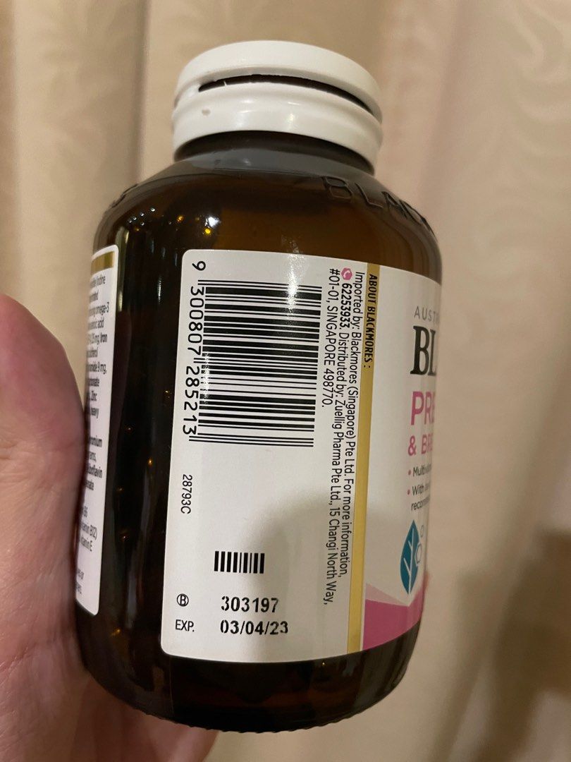 Blackmore Pregnancy Multi Vitamins (120 capsules), Health & Nutrition ...