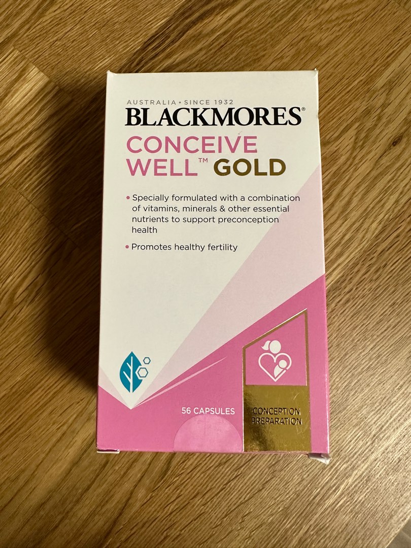 Blackmores Conceive Well Gold, Health & Nutrition, Health Supplements ...