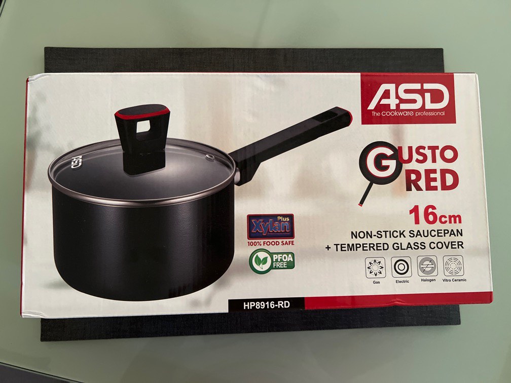 BNIB ASD non stick saucepan, Furniture & Home Living, Kitchenware ...