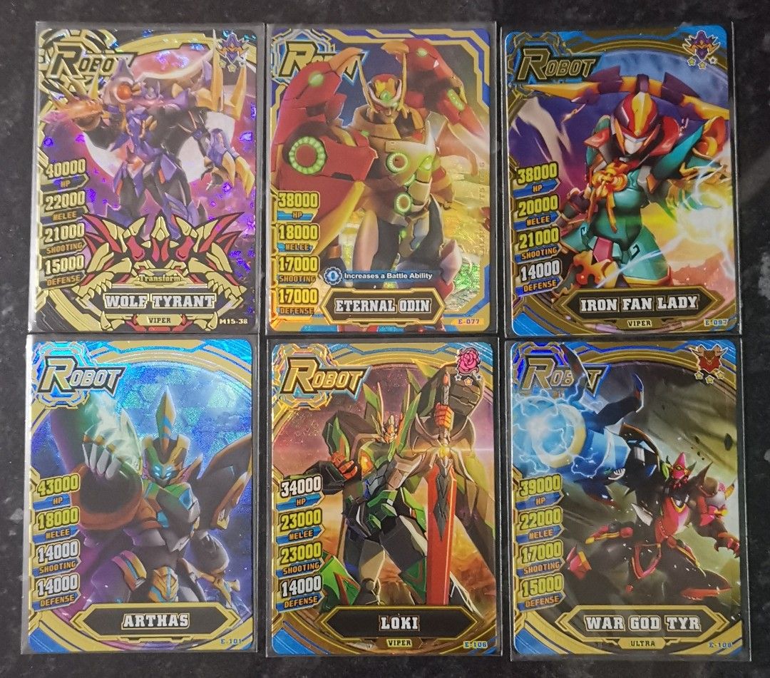 Brand New IGS HOR Hero of Robots Legend Gold Silver Crystal Special ...