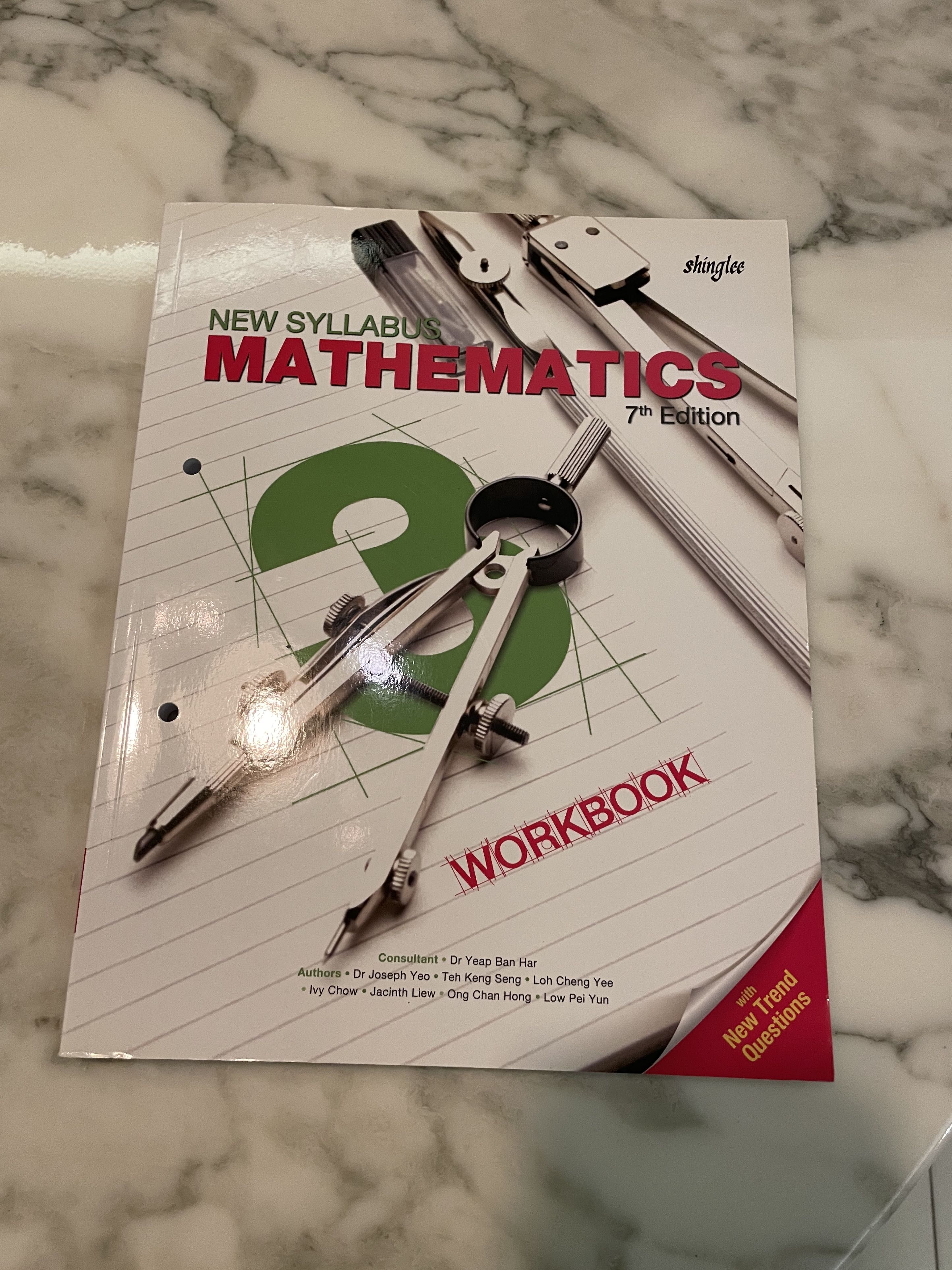 BRAND NEW New Syllabus Mathematics Textbook 3 (7th Edition) by Shinglee ...