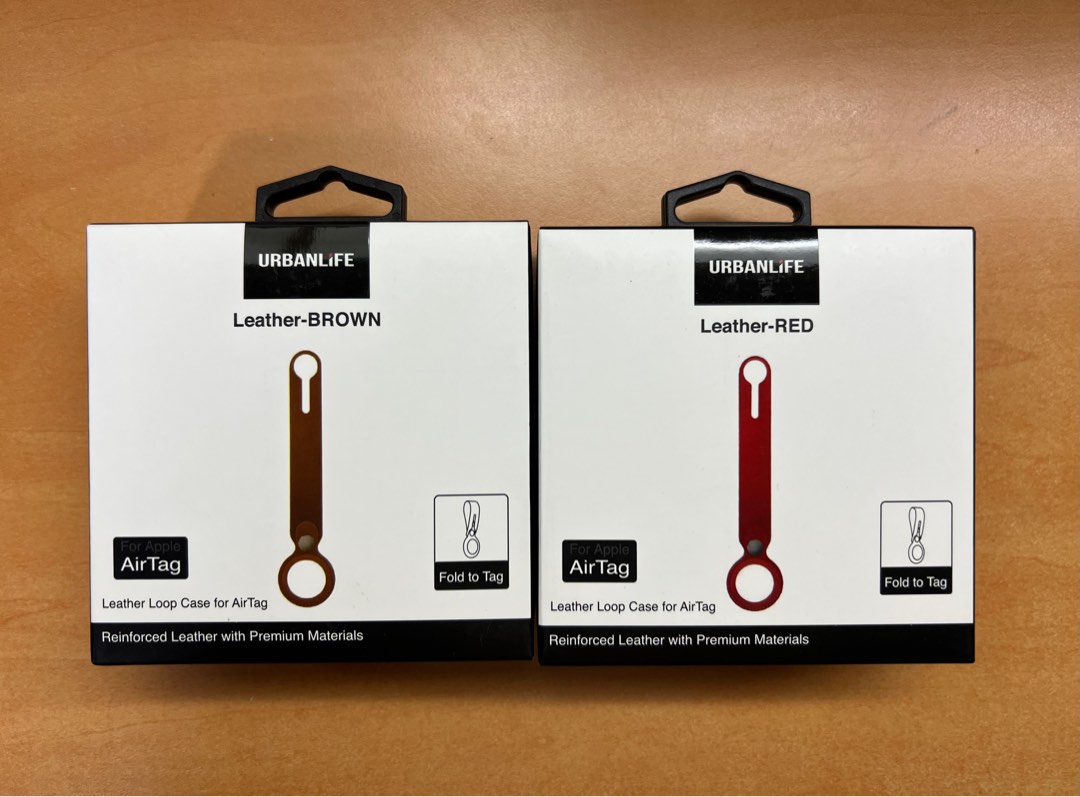 Brand New UrbanLife Leather Loop Case for Apple Airtag, Mobile Phones ...