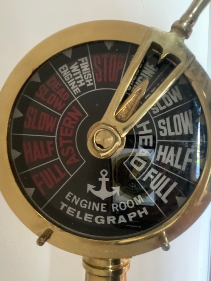 Brass vintage engine room telegraph, Hobbies & Toys, Memorabilia ...