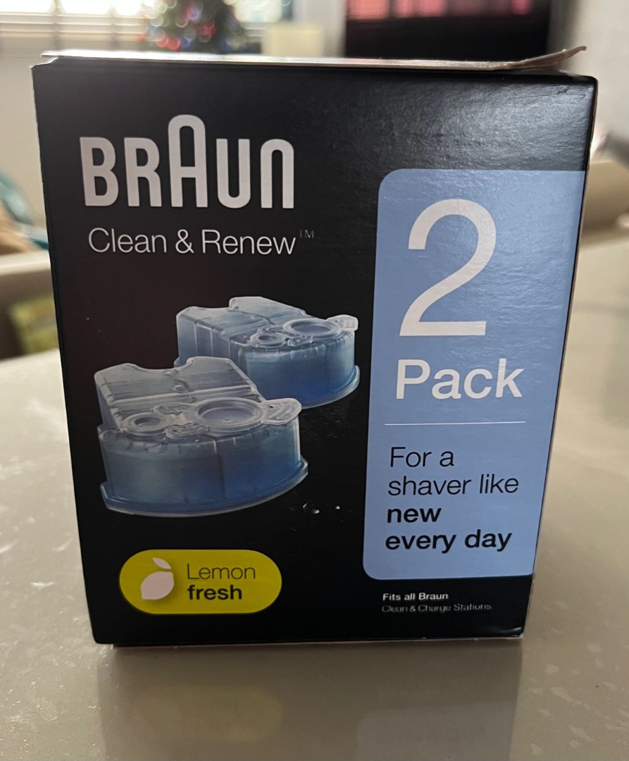 Braun Clean & Renew (2 Pack), Furniture & Home Living, Cleaning ...