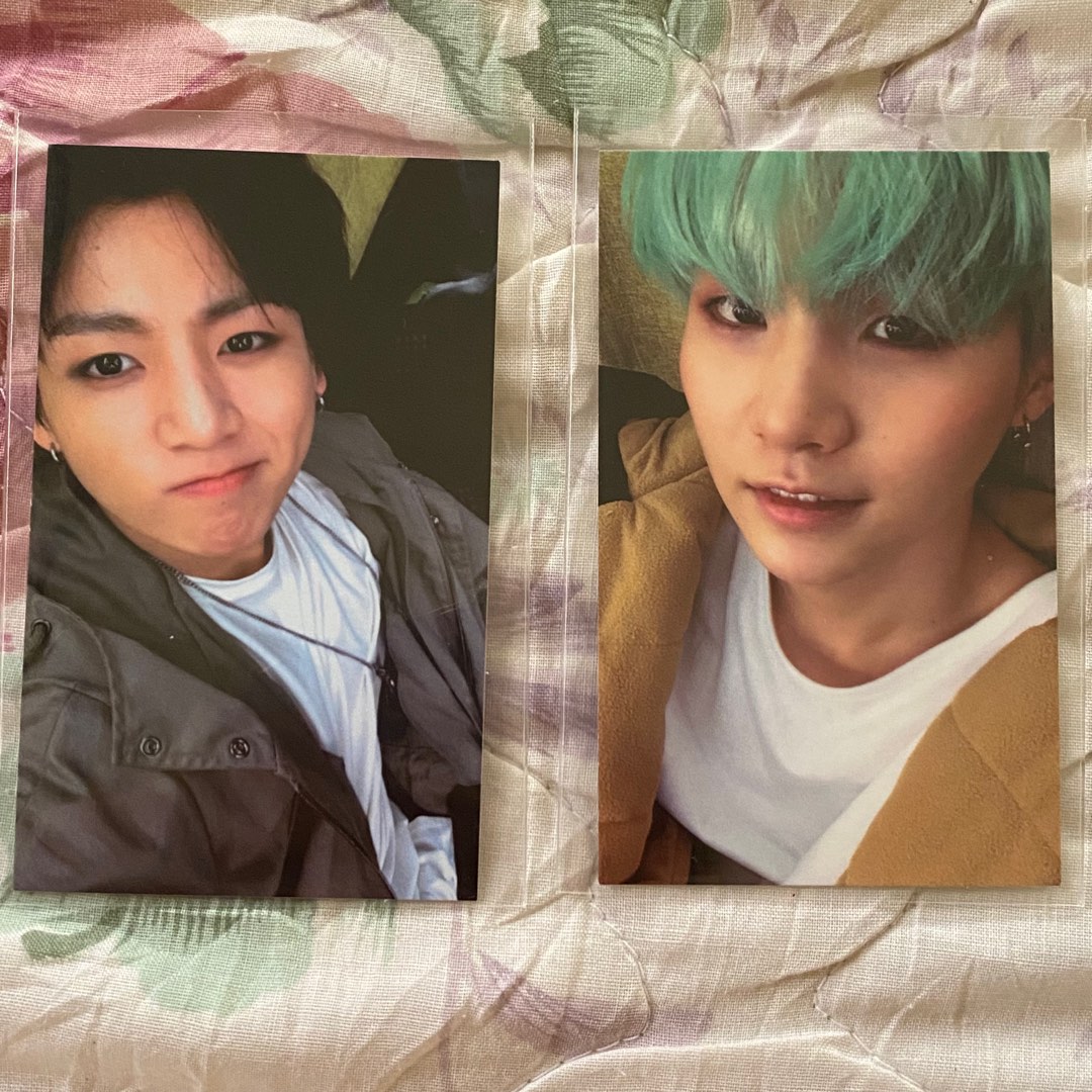 bts hyyh pt.2 yoonkook set yoongi suga jk jungkook pc photocard ...