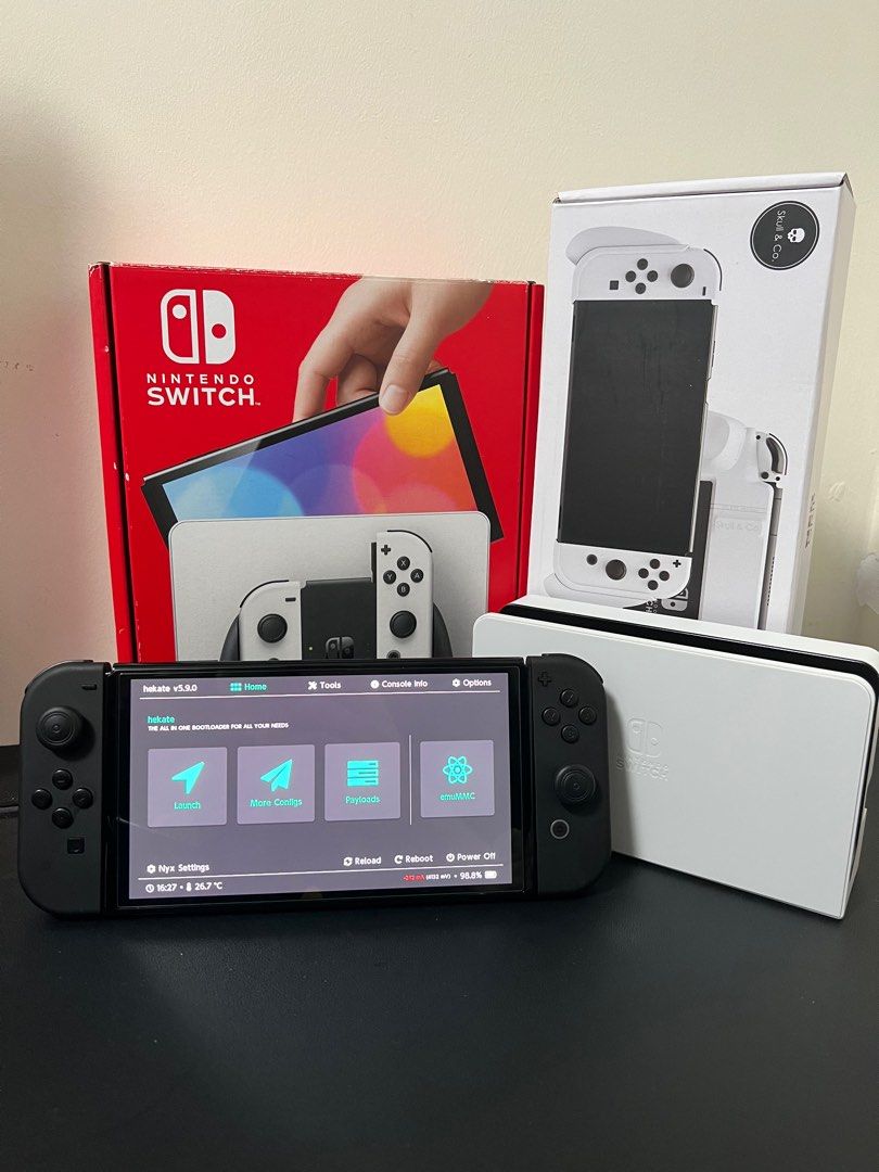 (Bundle) Modded Nintendo Switch Oled, Video Gaming, Video Game Consoles ...