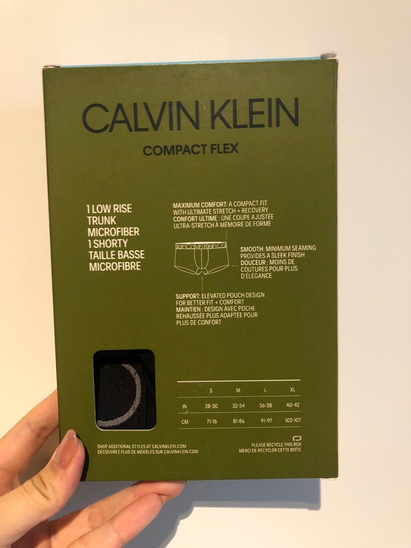 Calvin Klein Underwear 現貨 CK 黑色 獨立盒裝 四角內褲, 男裝, 褲＆半截裙, 內褲 boxer - Carousell