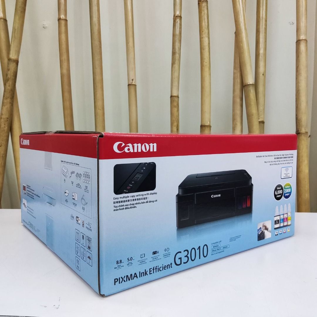 CANON PIXMA G3010 REFILLABLE INK TANK WIFI PRINTER FOR HIGH VOLUME ...