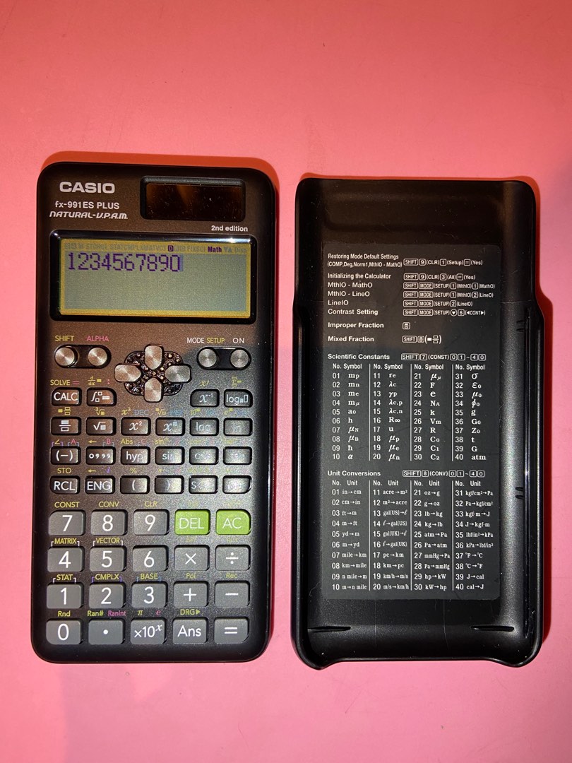 CASIO fx-991ES PLUS 2nd ed. 計算機 計數機, 電腦＆科技, 商務用科技產品 - Carousell