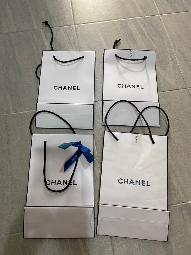 Chanel paper bag (24cm x 16cm x 7cm), Luxury, Accessories on Carousell