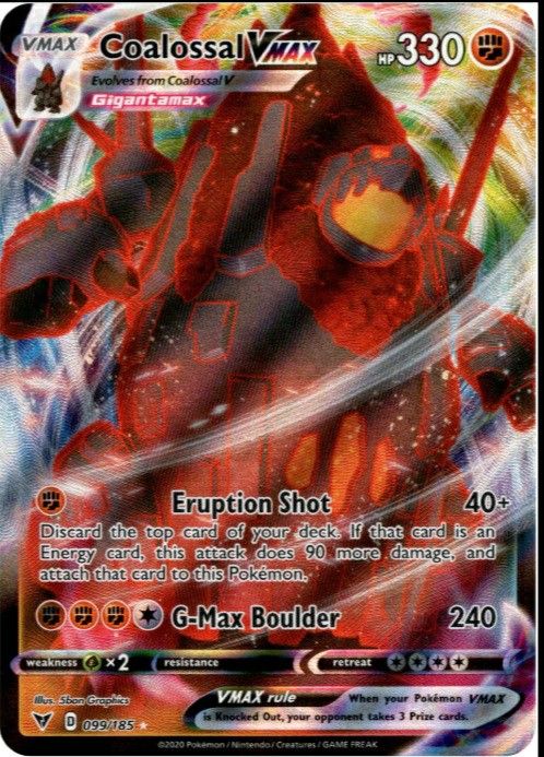 Coalossal vmax () 100% authentic, Hobbies & Toys, Toys & Games on Carousell