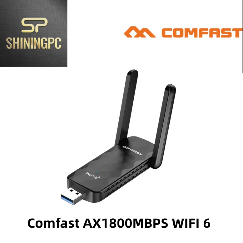 Comfast High Speed Rtl8832au Ax1800Mbps WiFi Adapter WiFi 6 USB ...