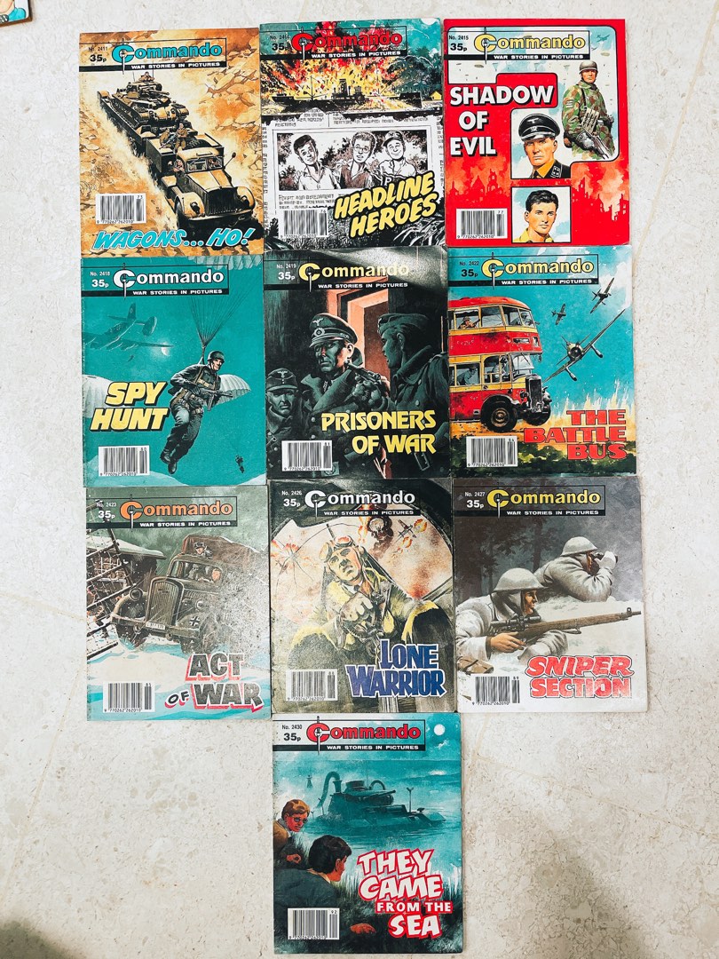 Commando: war stories in pictures, Hobbies & Toys, Books & Magazines ...