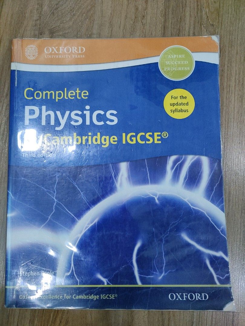 Complete physics for Cambridge IGCSE 3rd edition, Hobbies & Toys, Books & Magazines, Textbooks ...