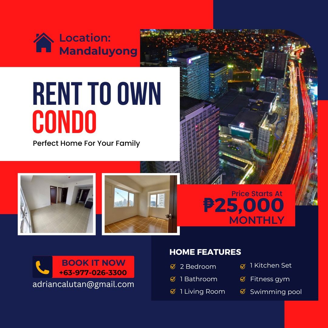 Condo along Edsa corner 25K monthly 2BR 50sqm Mandaluyong near BGC and ...