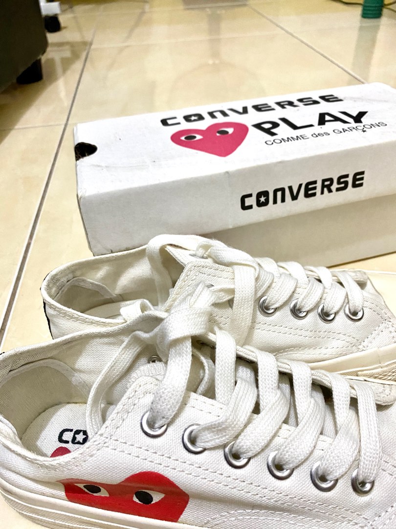 Converse CDG, Women's Fashion, Footwear, Sneakers on Carousell
