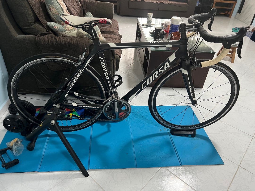 Corsa Full Carbon Road Bike with full Shimano Dura Ace 10 speed ...