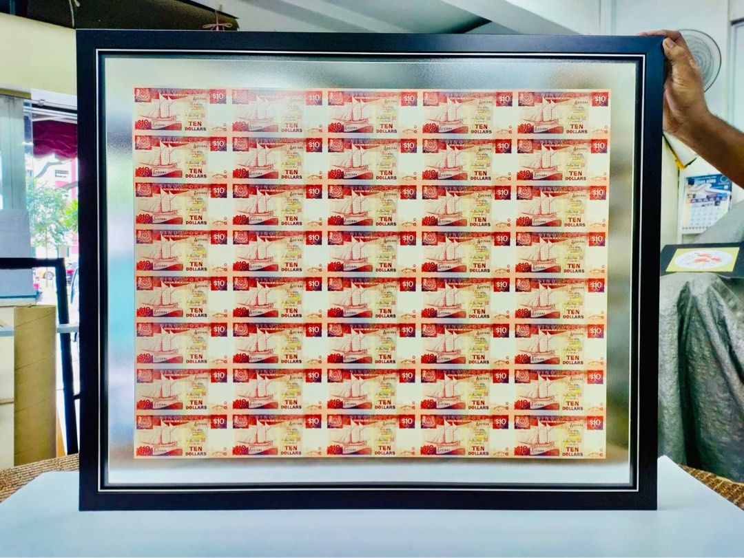 Custom size Currency Frame, Hobbies & Toys, Memorabilia & Collectibles ...