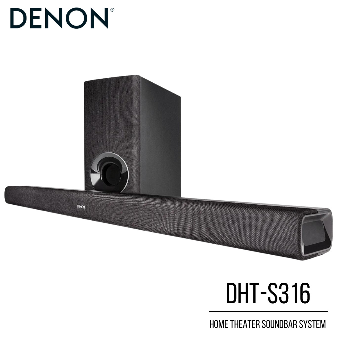 Denon DHT-S316 2.1-Channel Soundbar System, Audio, Soundbars, Speakers ...